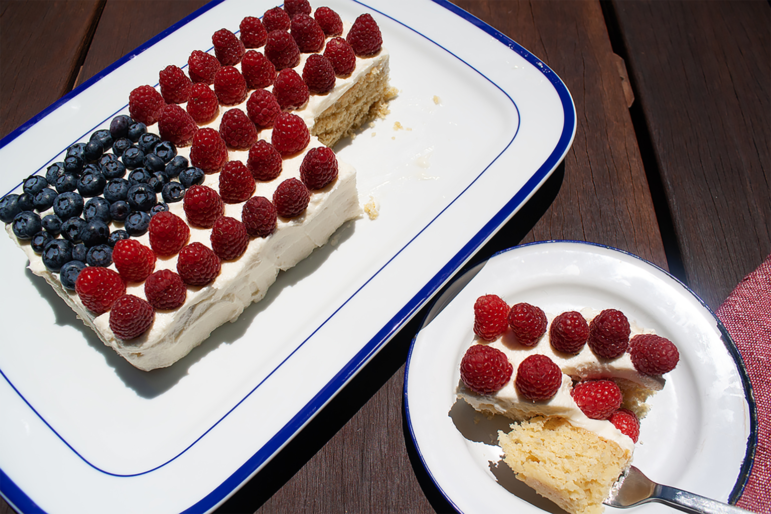 Summer Berry Flag Cake – Recette Magazine