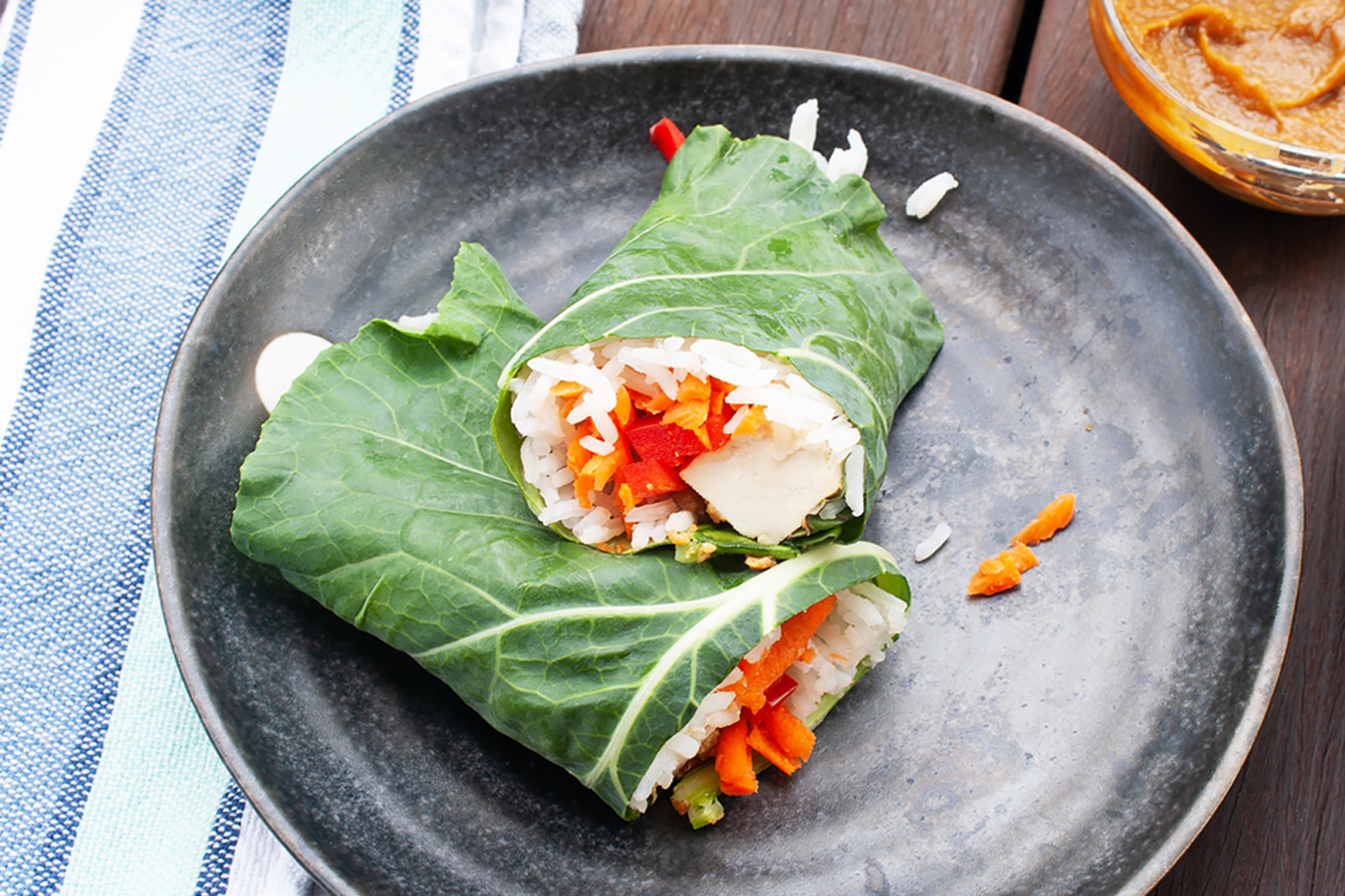 Tofu Collard Wraps – Recette Magazine