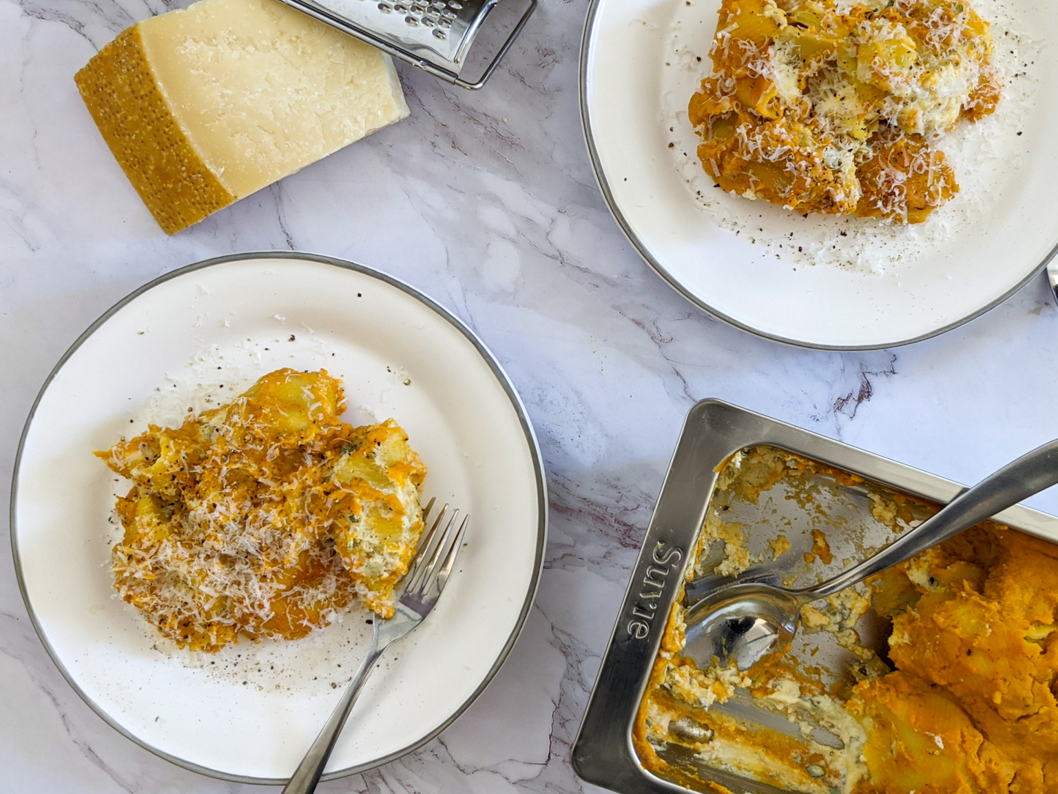 Sage Stuffed Shells with Pumpkin Cream Sauce – Recette Magazine