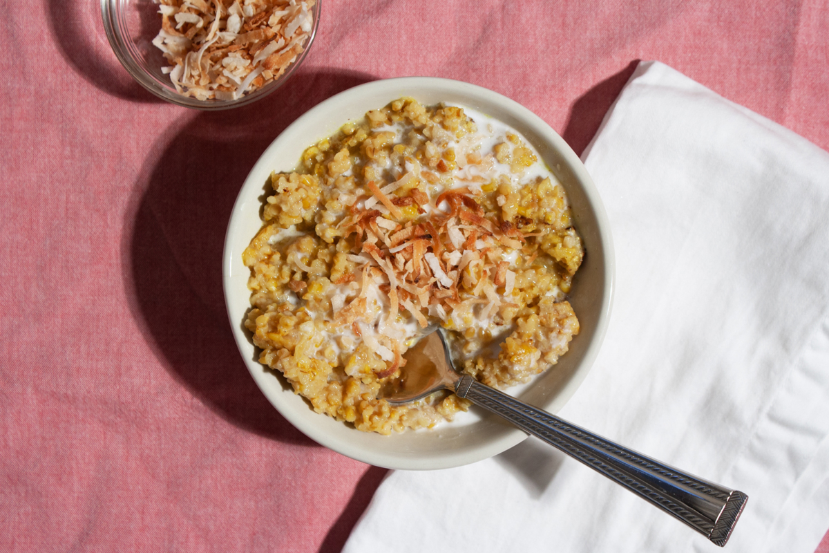 Coconut Turmeric Oats – Recette Magazine