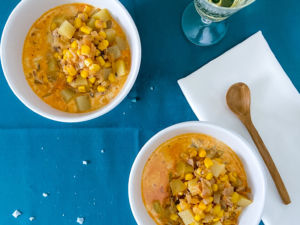 Corn & Smoked Fish Chowder – Recette Magazine