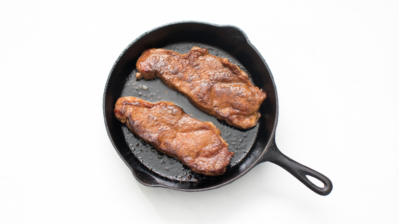 Cumin Steak Shawarma with Israeli Chop Salad and Tahini – Recette Magazine