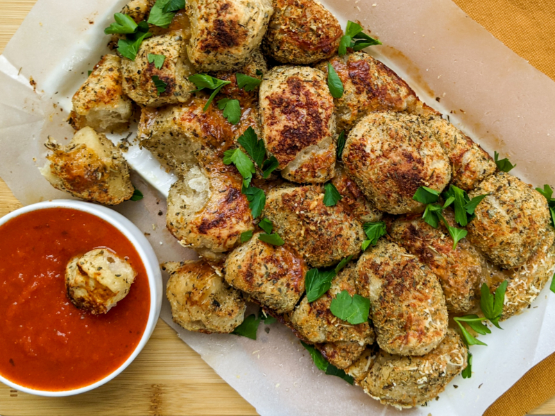 Garlic Parmesan Monkey Bread Recette Magazine