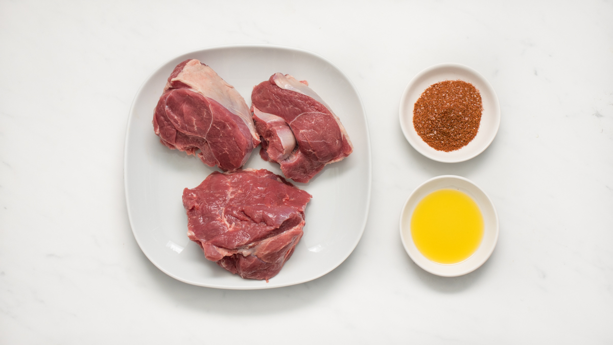 Baharat Slow Cooked Lamb with Warm Chickpea Salad – Recette Magazine