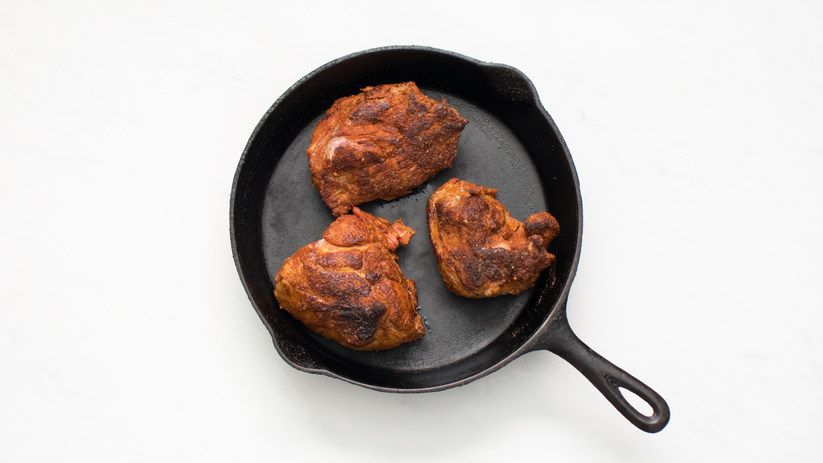 Baharat Slow Cooked Lamb with Warm Chickpea Salad – Recette Magazine