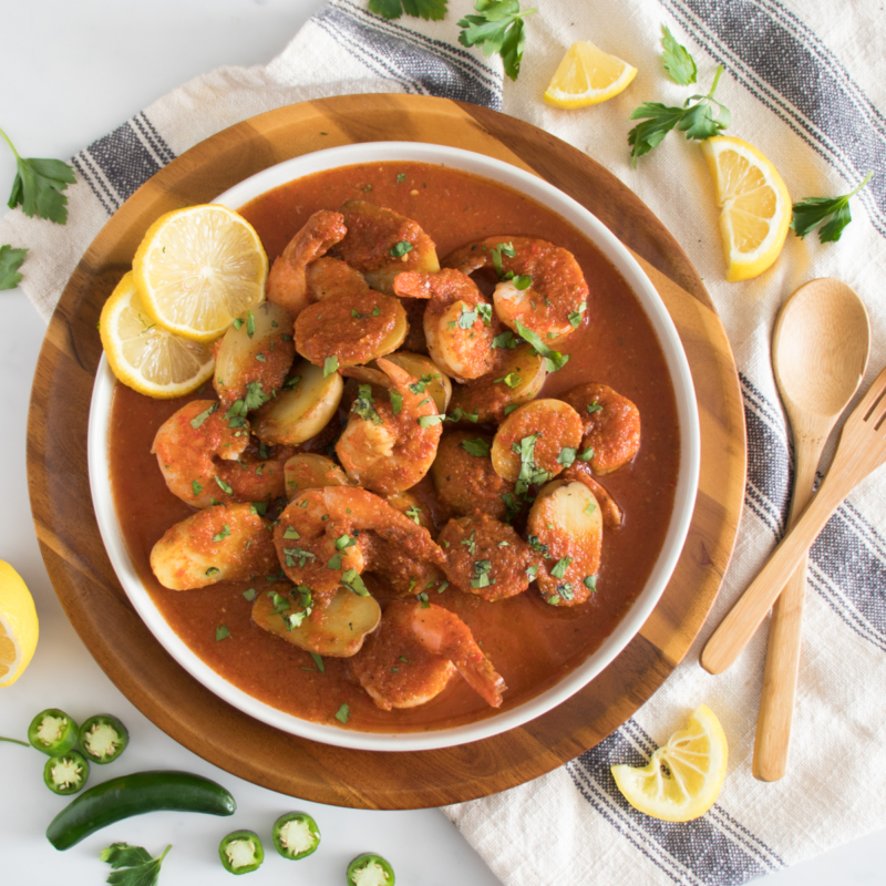 Peri Peri Shrimp and Potatoes – Recette Magazine
