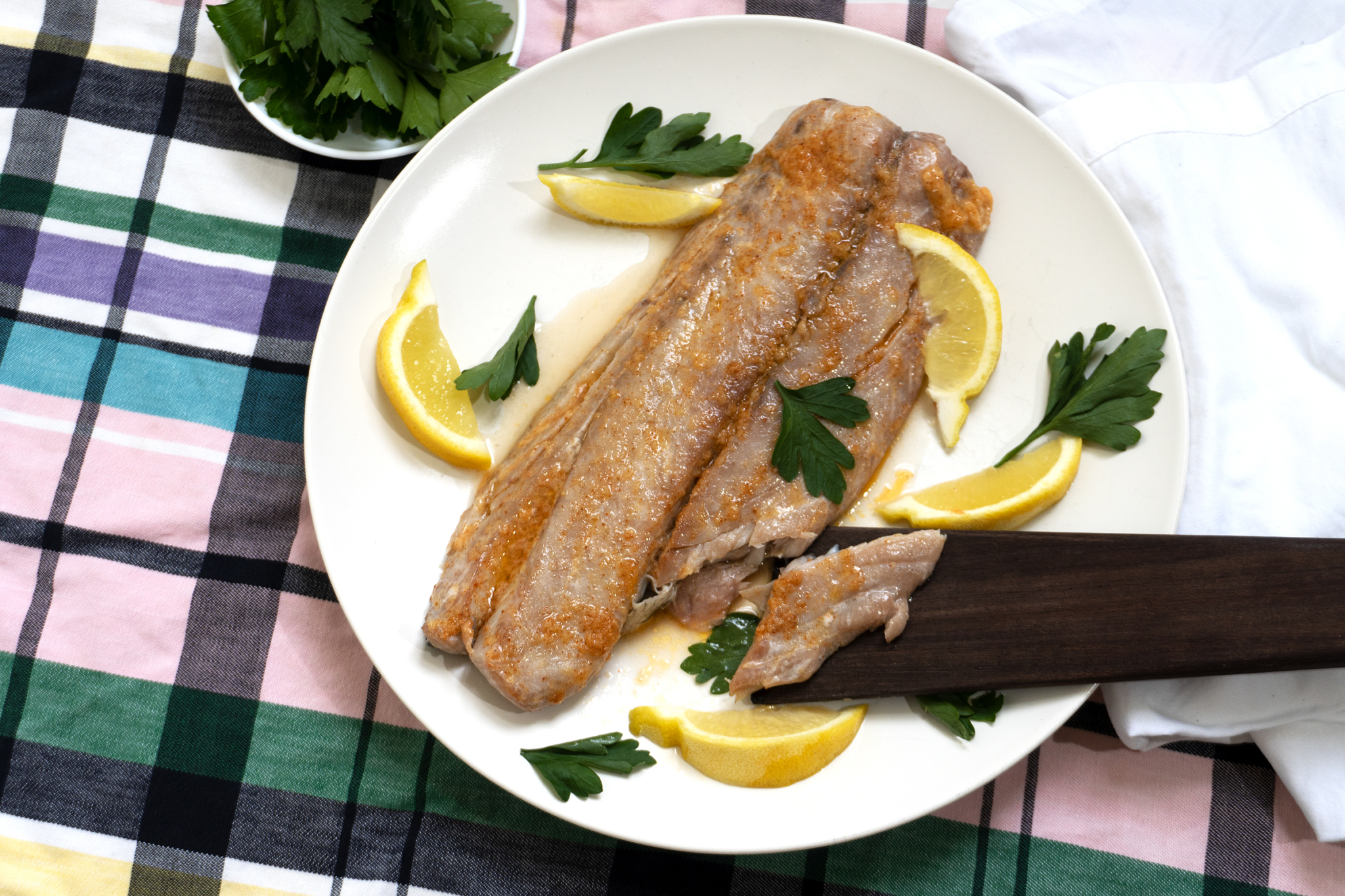 Sous Vide Blue Fish with Smoky Garlic Butter – Recette Magazine