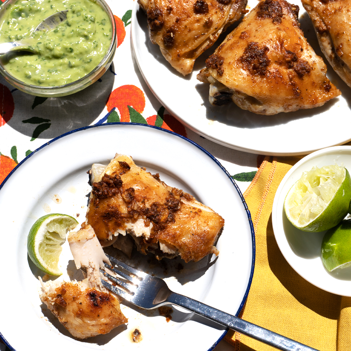 Peruvian Chicken with Green Sauce – Recette Magazine