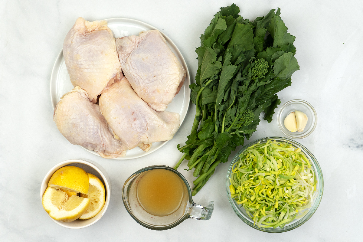 Braised Lemon Chicken with Hearty Greens – Recette Magazine