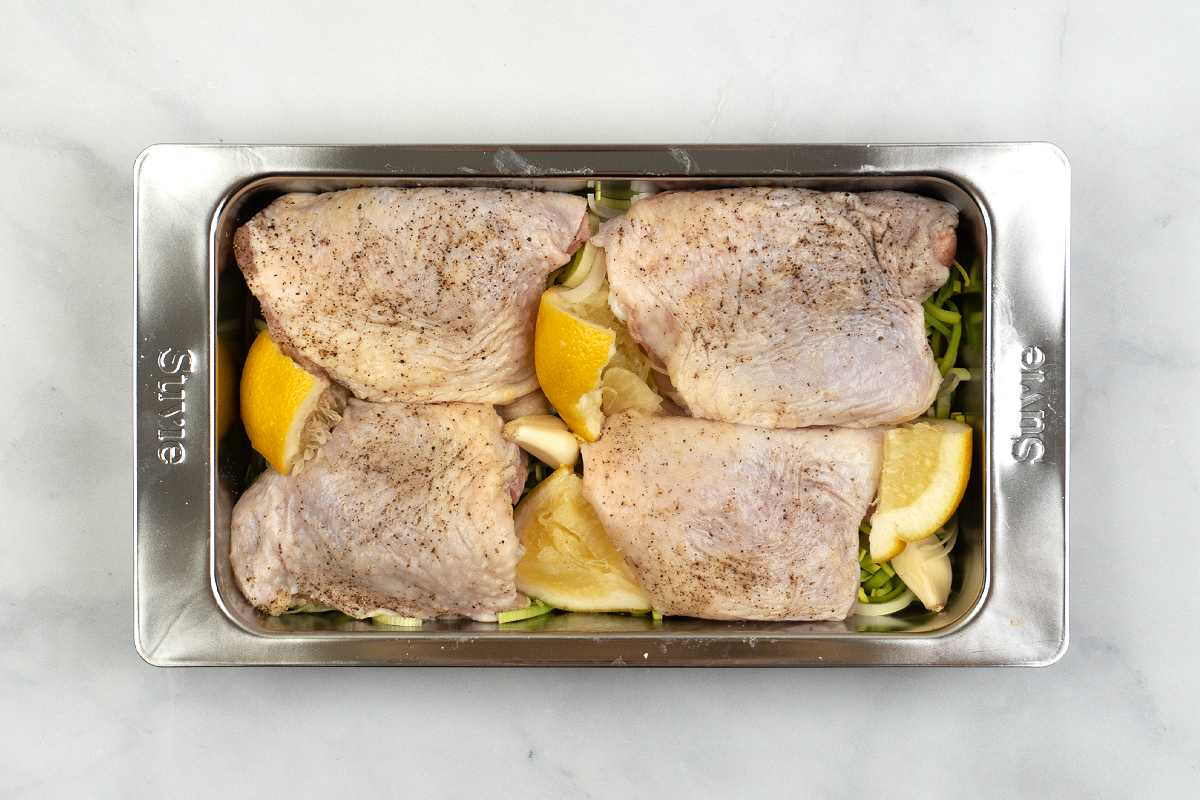 Braised Lemon Chicken with Hearty Greens – Recette Magazine