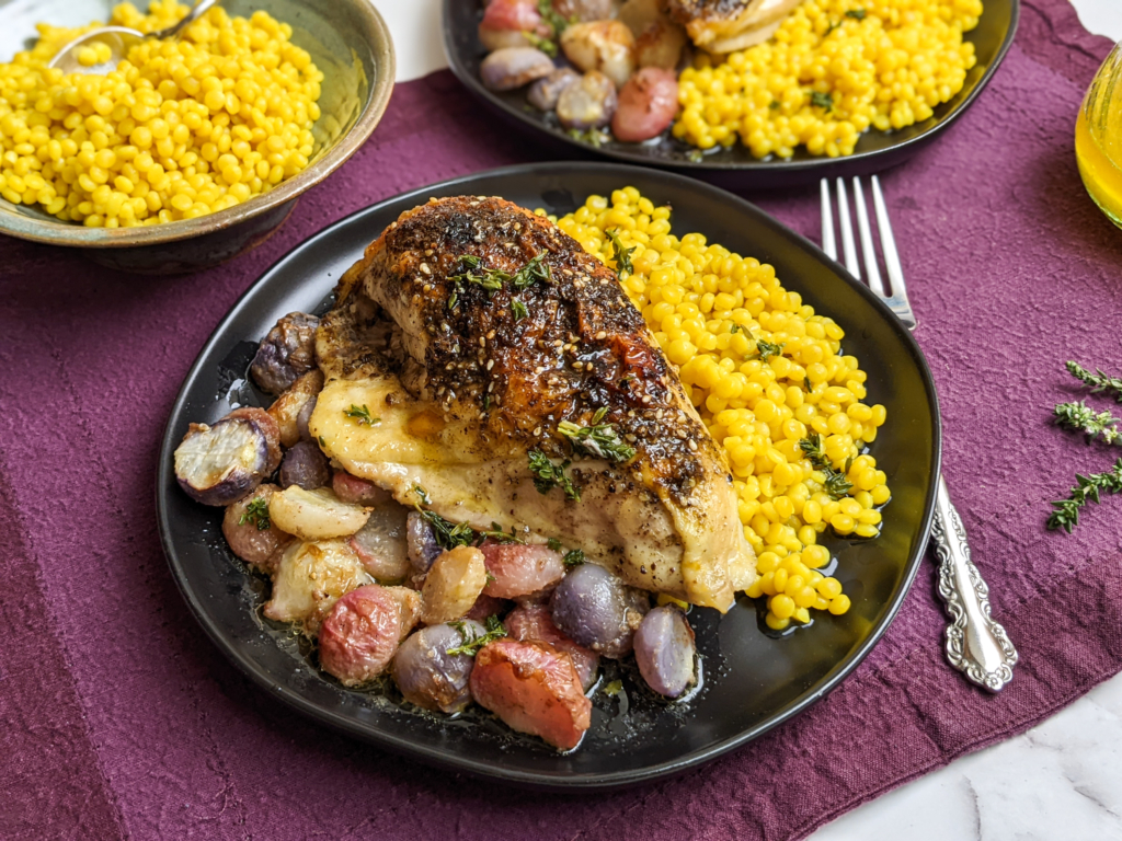 Za’atar Chicken with Roasted Radishes – Recette Magazine