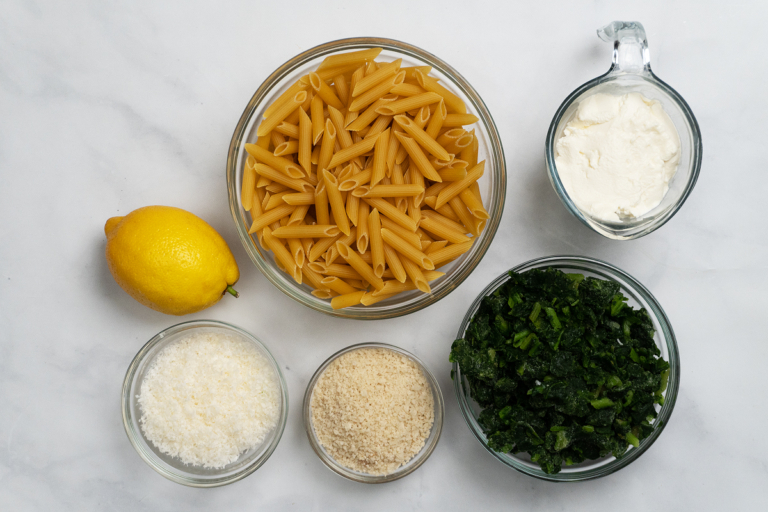 Lemony Ricotta Penne Bake – Recette Magazine