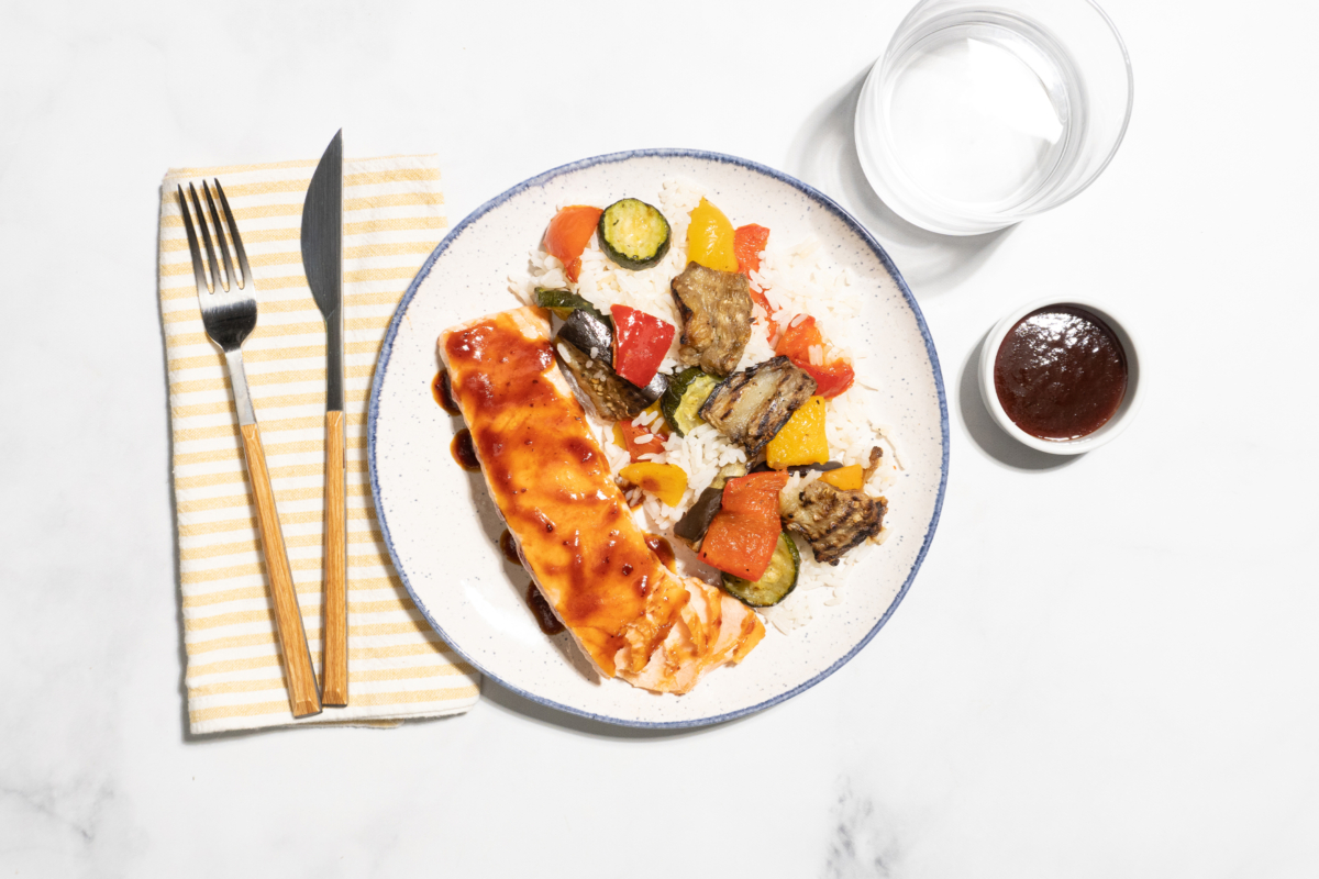 Meal Card: BBQ Salmon with Grilled Vegetables – Recette Magazine