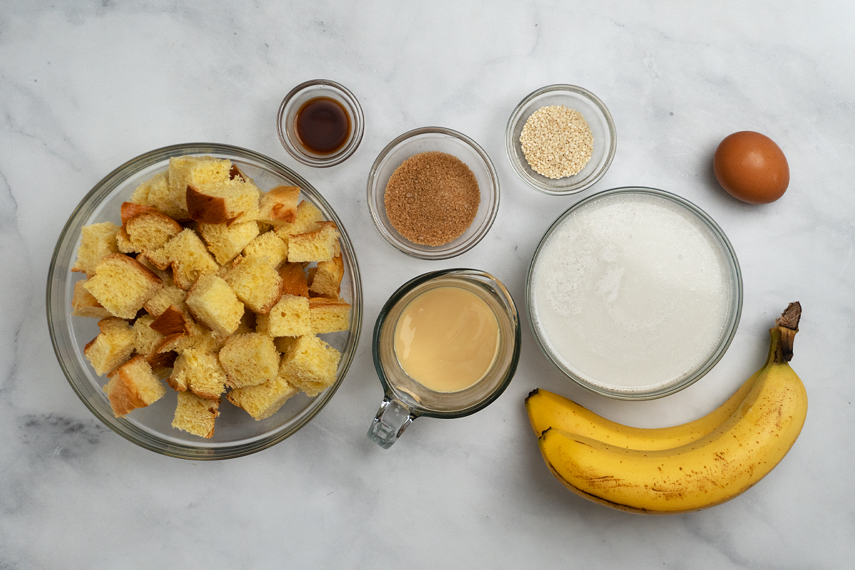 Banh Chuoi (Coconut Banana Bread Pudding) – Recette Magazine