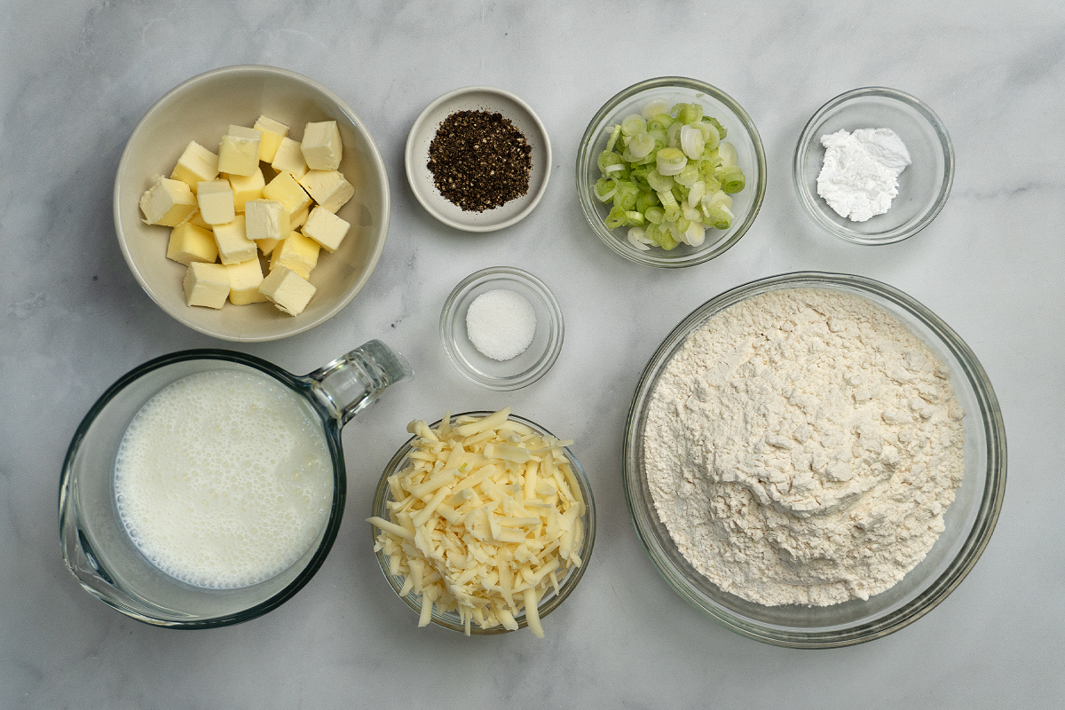 Black Pepper, Scallion, and Cheese Biscuits – Recette Magazine