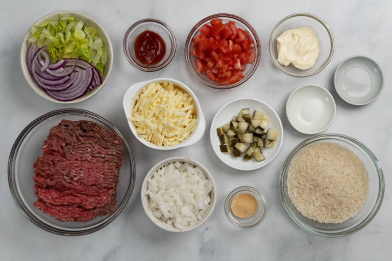 Cheeseburger Rice – Recette Magazine