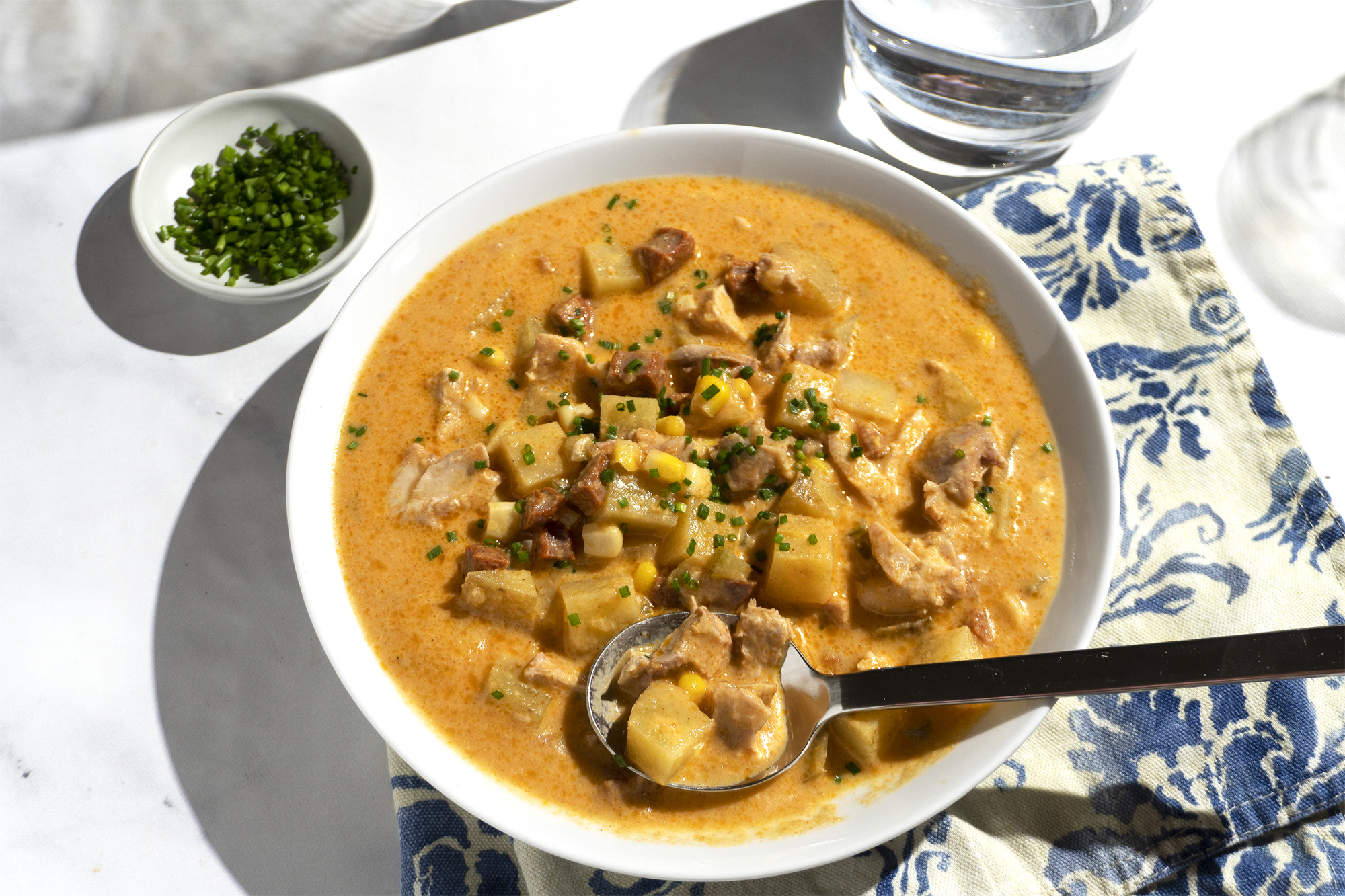 Chicken and Chorizo Chowder – Recette Magazine