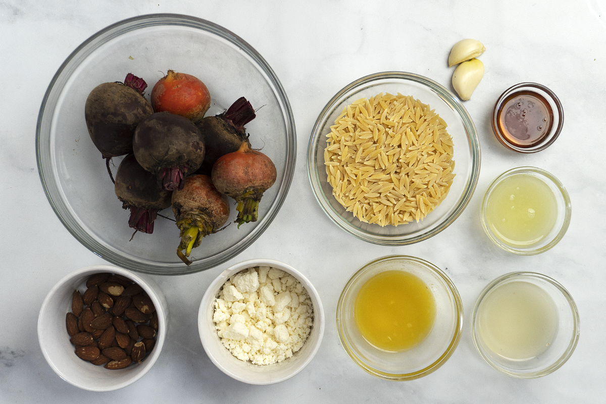 Citrusy Roast Beets Over Orzo – Recette Magazine
