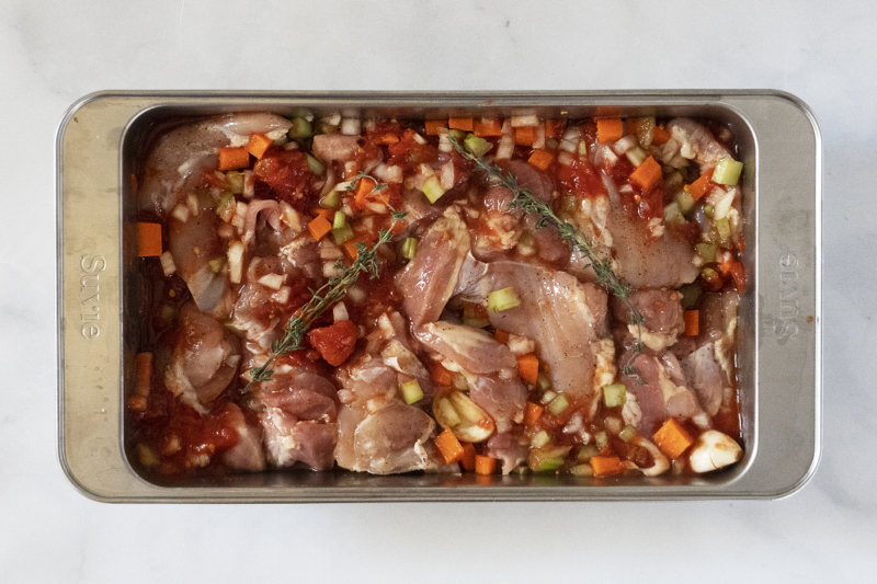 Hearty Chicken Ragout with Buttered Noodles – Recette Magazine