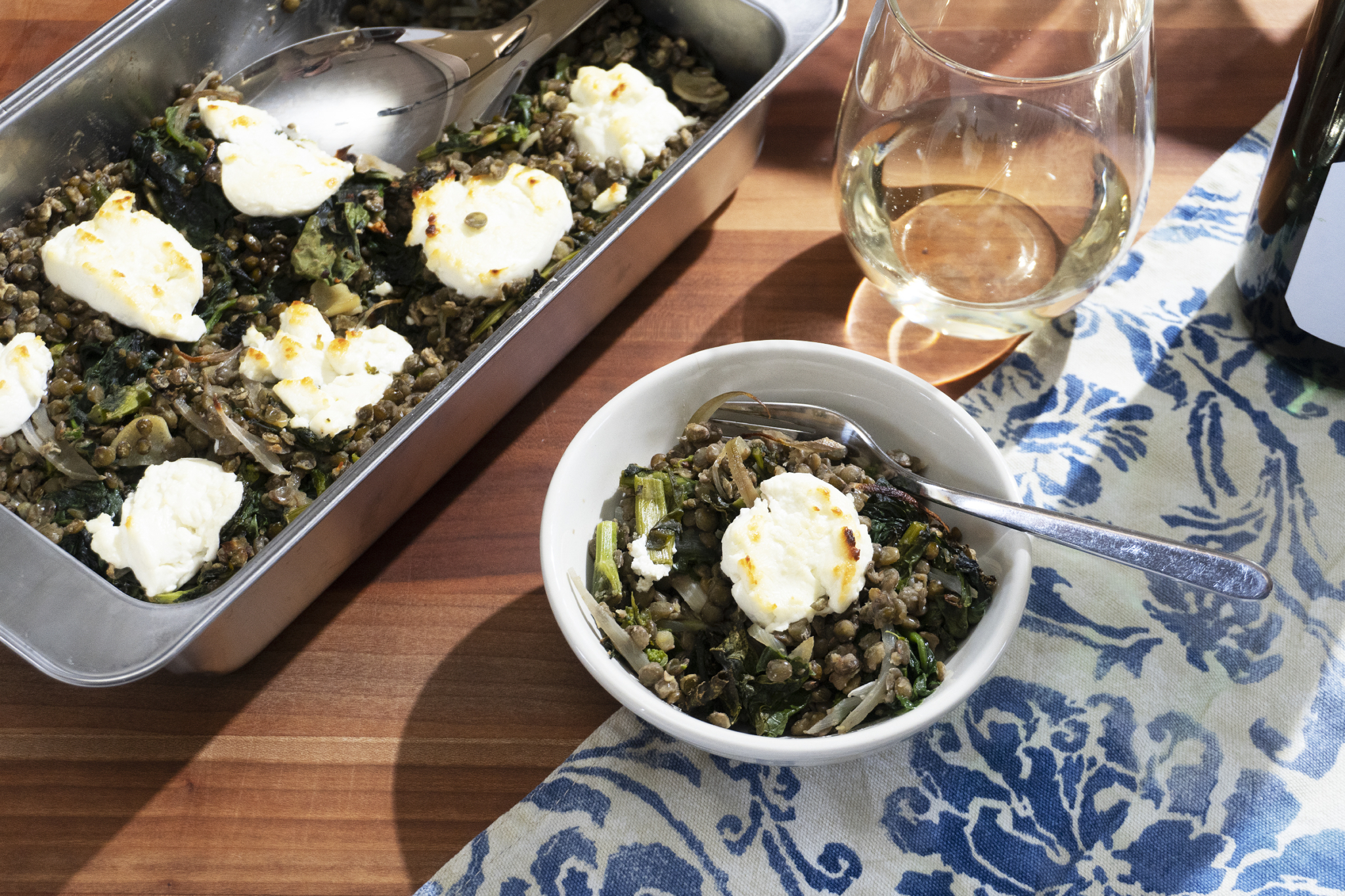 French Lentils with Broiled Goat Cheese – Recette Magazine