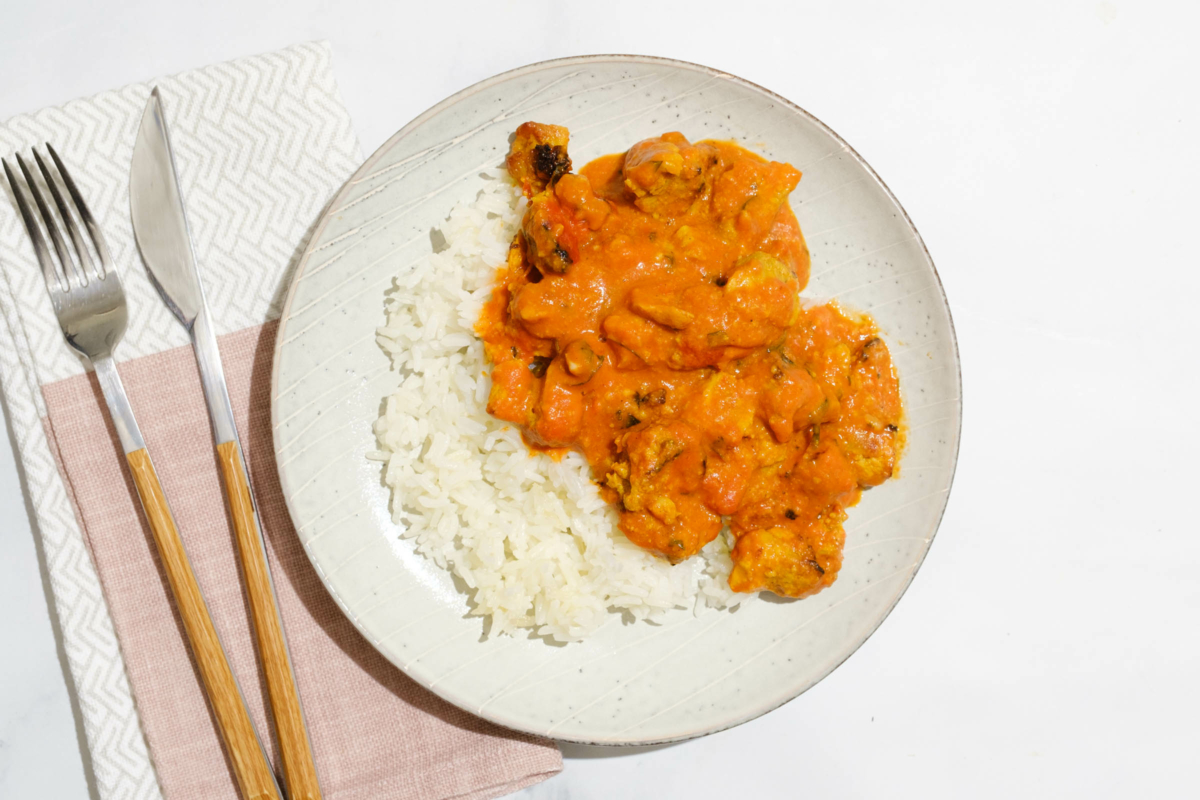 Meal Card: Chicken Tikka Masala with Jasmine Rice – Recette Magazine