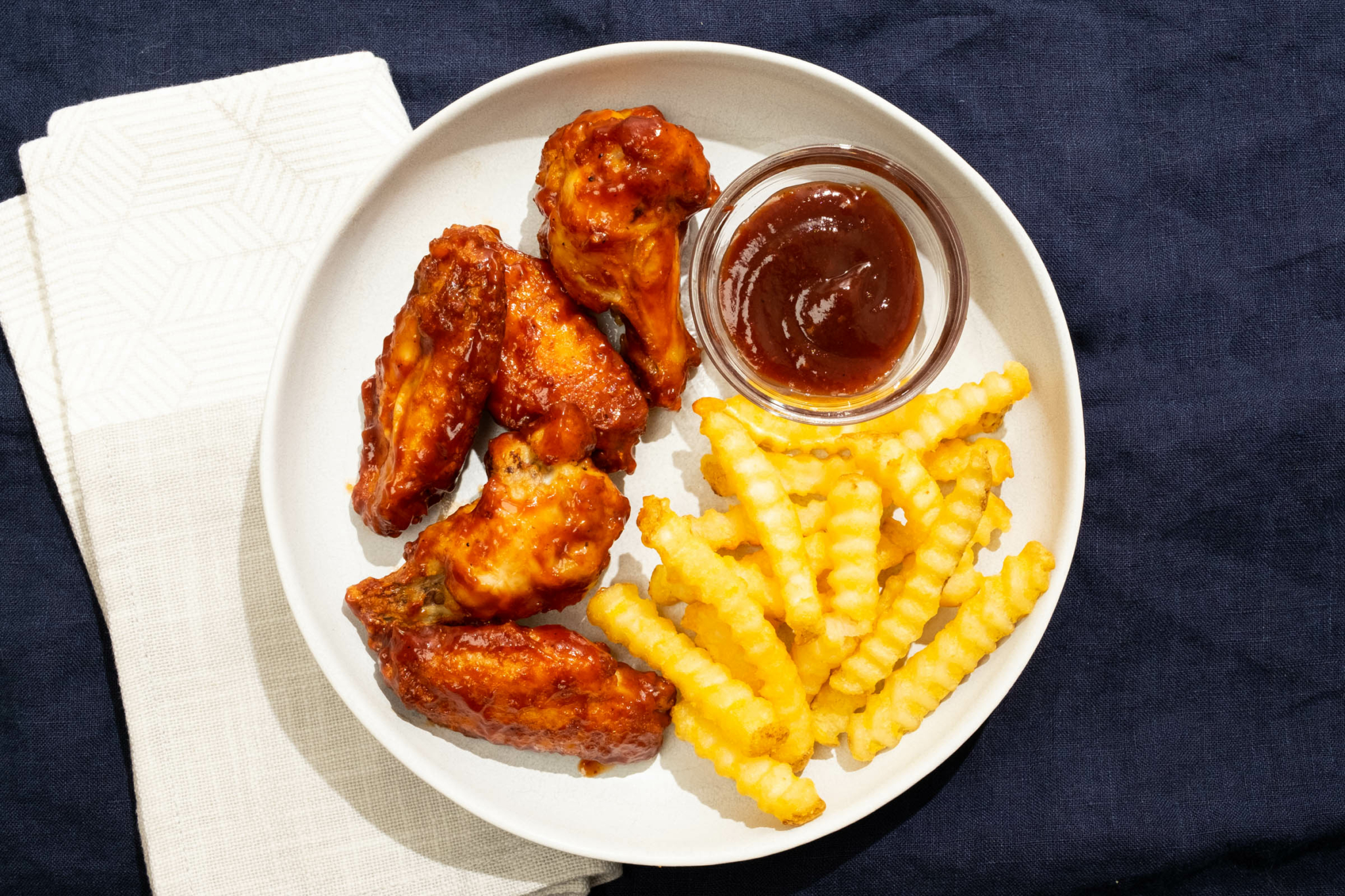 Meal Card: Crispy Chicken Wings with Sweet BBQ Sauce – Recette Magazine