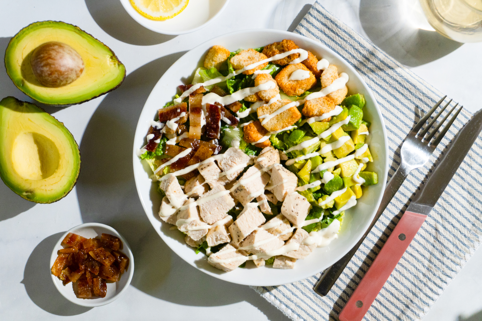 Meal Card: Chopped Salad with Roasted Chicken Breast – Recette Magazine